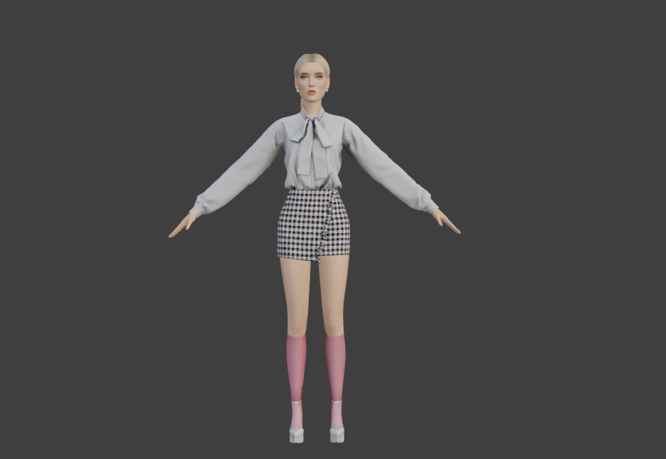 Chanel Oberlin 3D Model Scream Queens by MaxXCX on DeviantArt