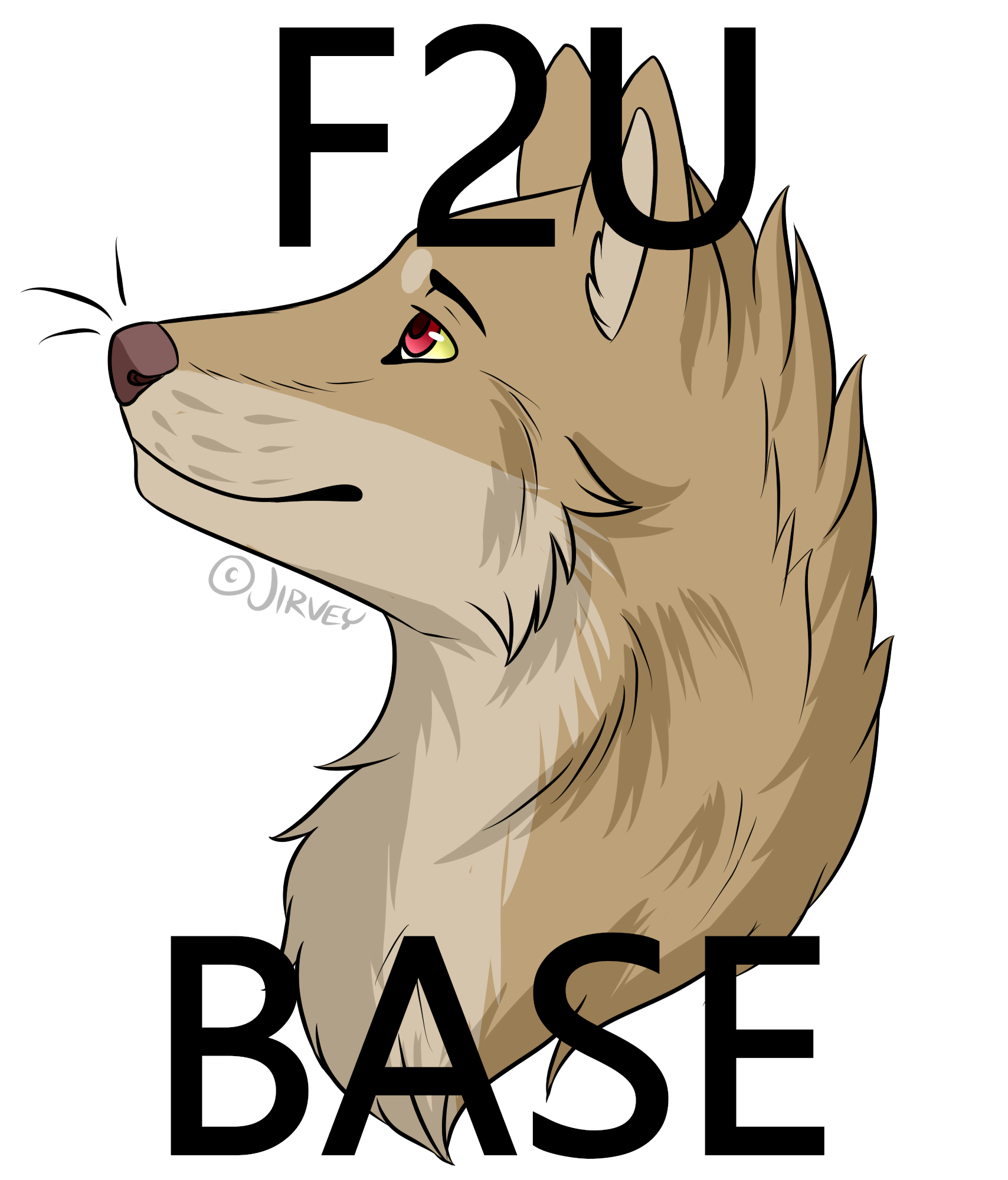 F2U Canine Headshot by Jirvey on DeviantArt