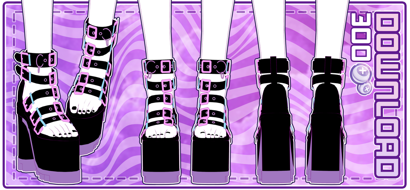 [MMD] - Platform Heels - DOWNLOAD by RiaRiiRii on DeviantArt