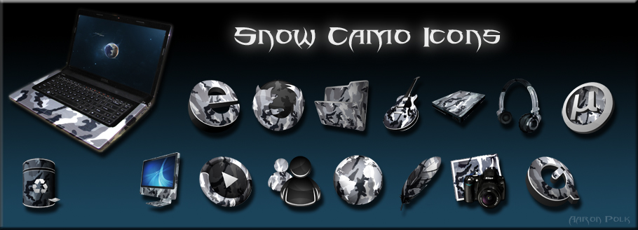 Snow Camo Icons by kingrabbit on DeviantArt
