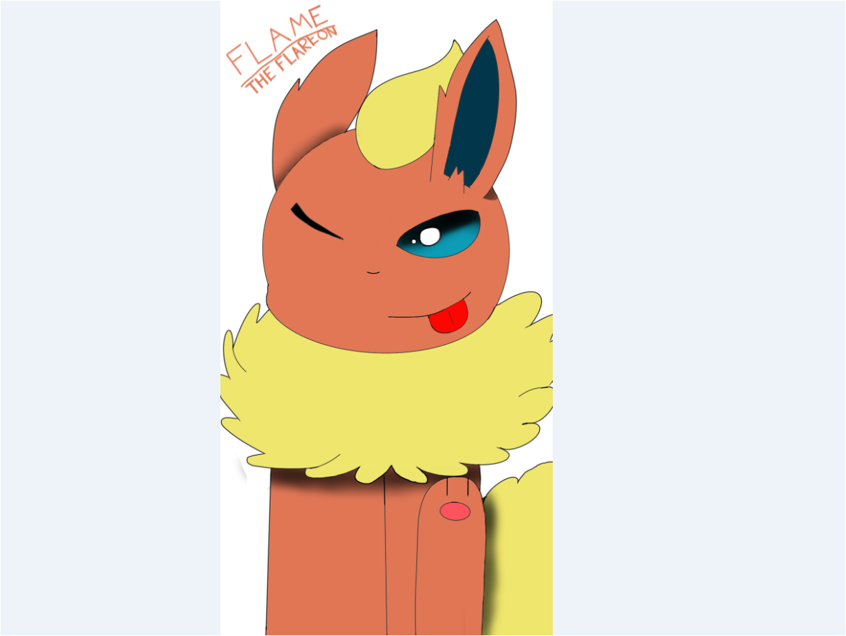 Flame the Flareon (Male) by killerfoxfire2005 on DeviantArt