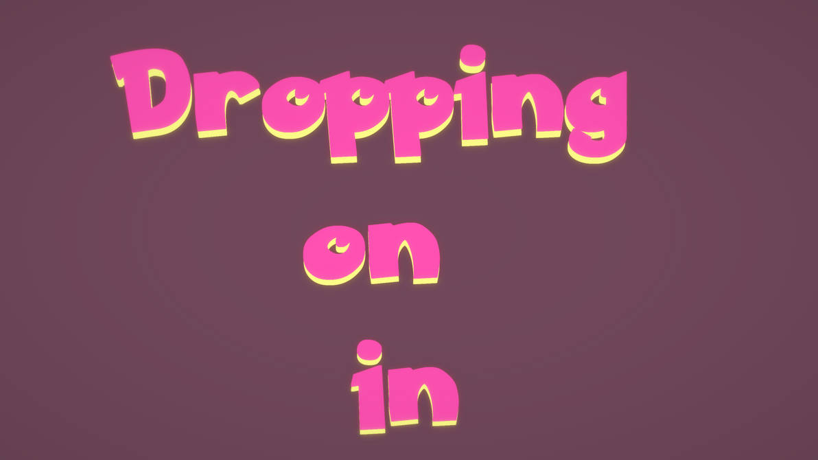 dropping on in by DigiConjurer on DeviantArt