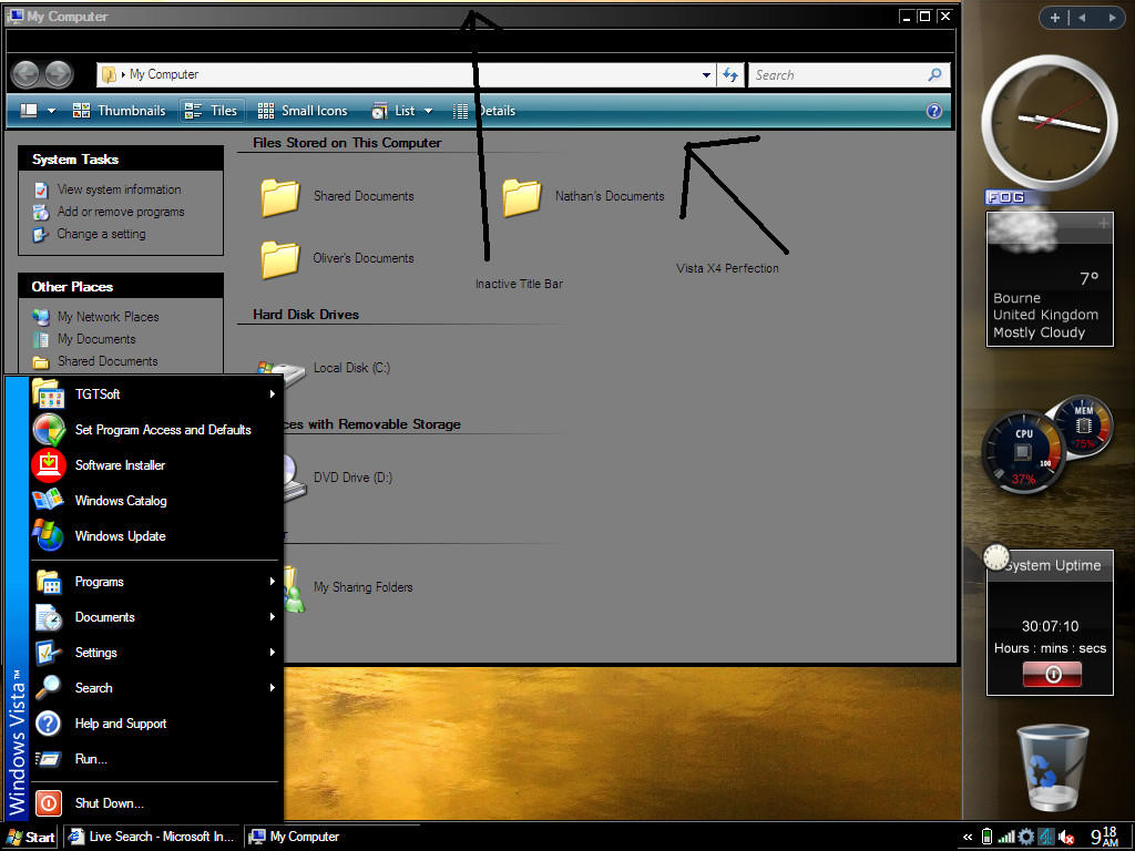 Windows Vista Classic by VistaX on DeviantArt