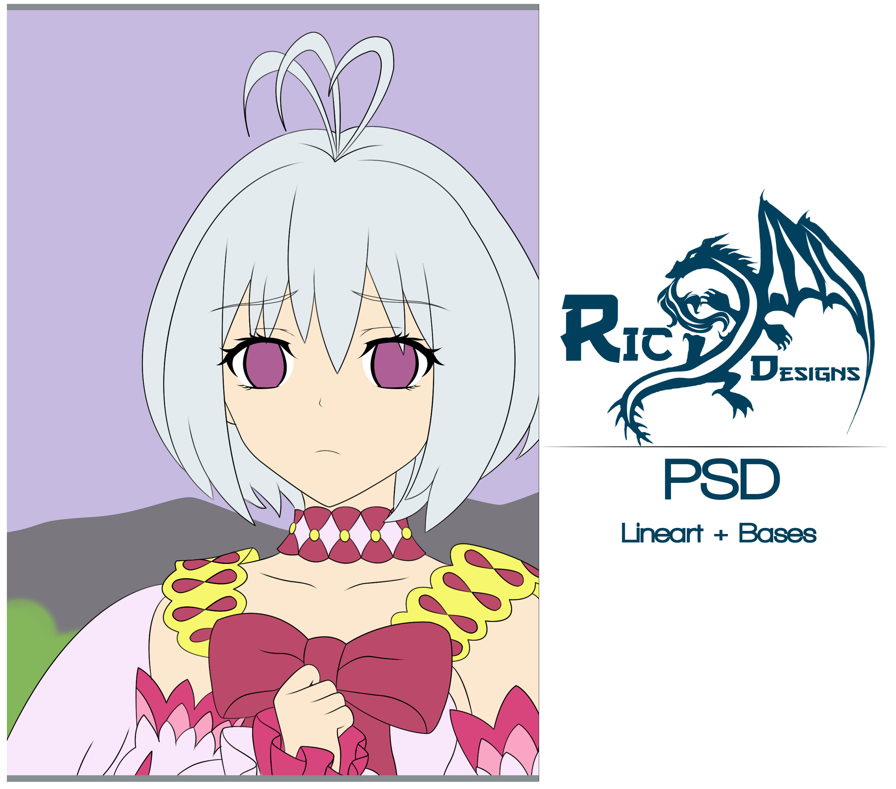 Lineart + Bases - Fitoria Queen of the Filolials by Ric9Designs on ...