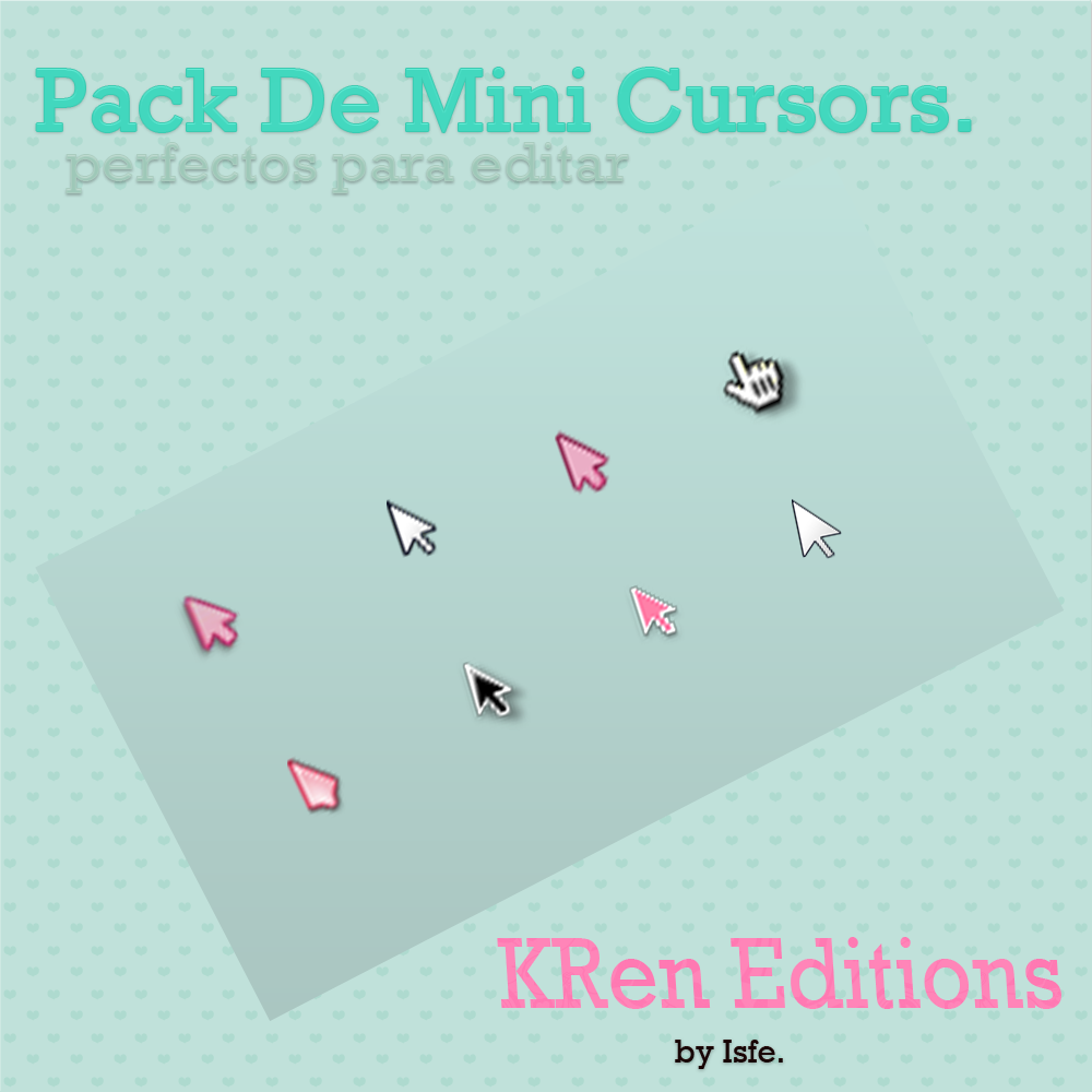 Pack de Mini Cursors Perfectos Para tus ediciones. by KRen-Editions on ...
