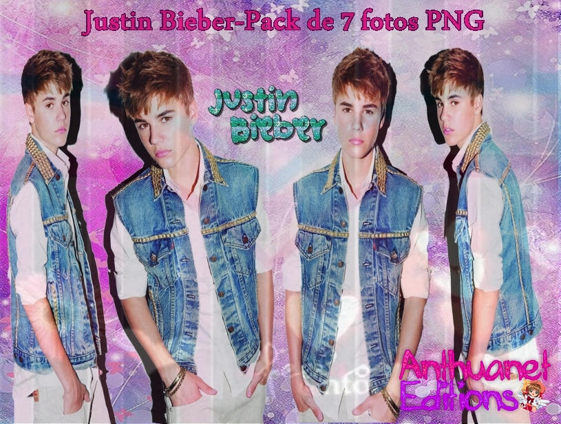 Justin Bieber-Pack de 7 fotos PNG + 1 texto PNG by AnthuanetEditions on ...