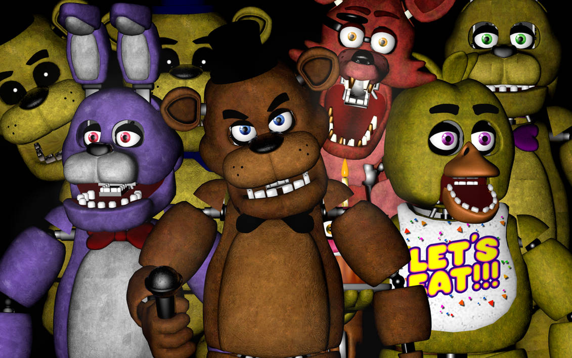 FNAF gang rynfox models (download) by TheR3dBear on DeviantArt