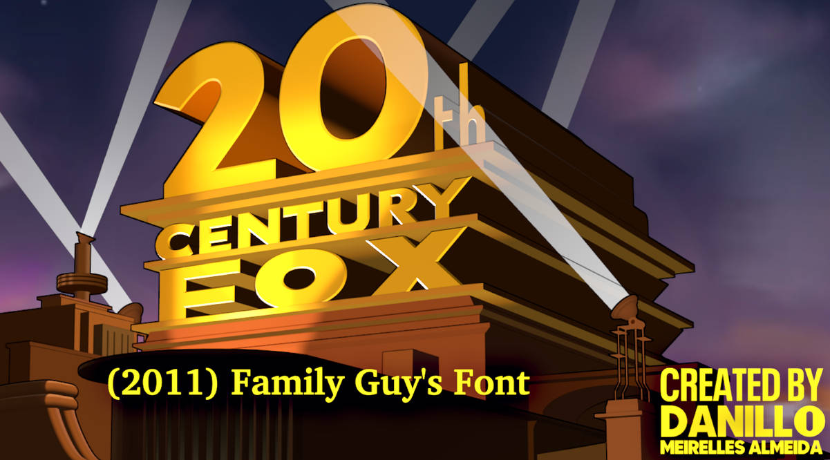 20th Century Fox (2011-) Family Guy's Font by DanilloTheLogoMaker on ...