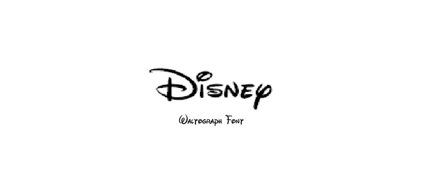 Disney - Waltograph Font by Charlie316 on DeviantArt