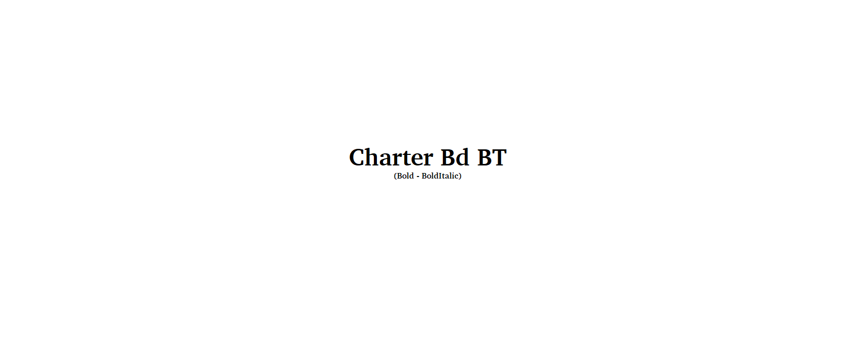Charter Bd BT Font by Charlie316 on DeviantArt