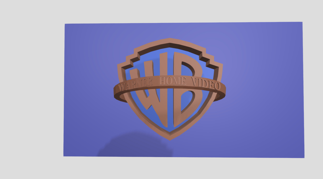 Warner Home Video Logo (1996-2017) On SketchFab by Charlie316 on DeviantArt