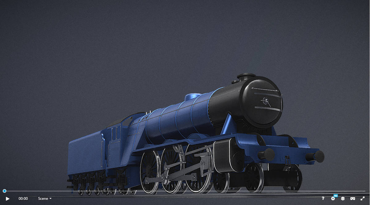 LNER A1 Class (Wheels) 1991 SketchFab by Charlie316 on DeviantArt