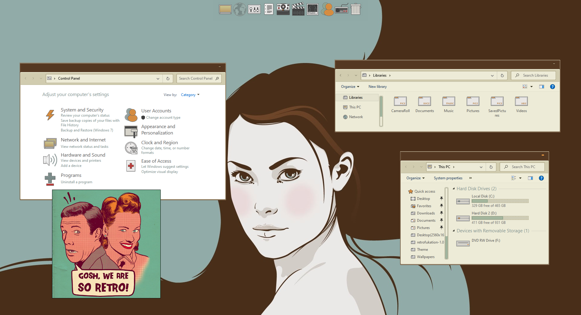 Retro tribute by Digifeye on DeviantArt