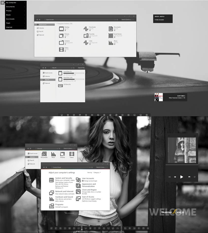 Blaze Simple Black Icon Theme 7TSP v.Final by Digifeye on DeviantArt