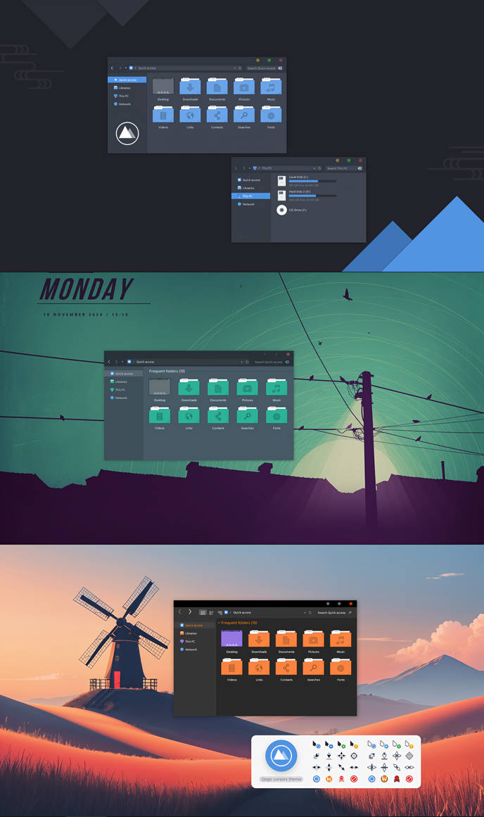 Qogir icon theme 7tsp by Digifeye on DeviantArt