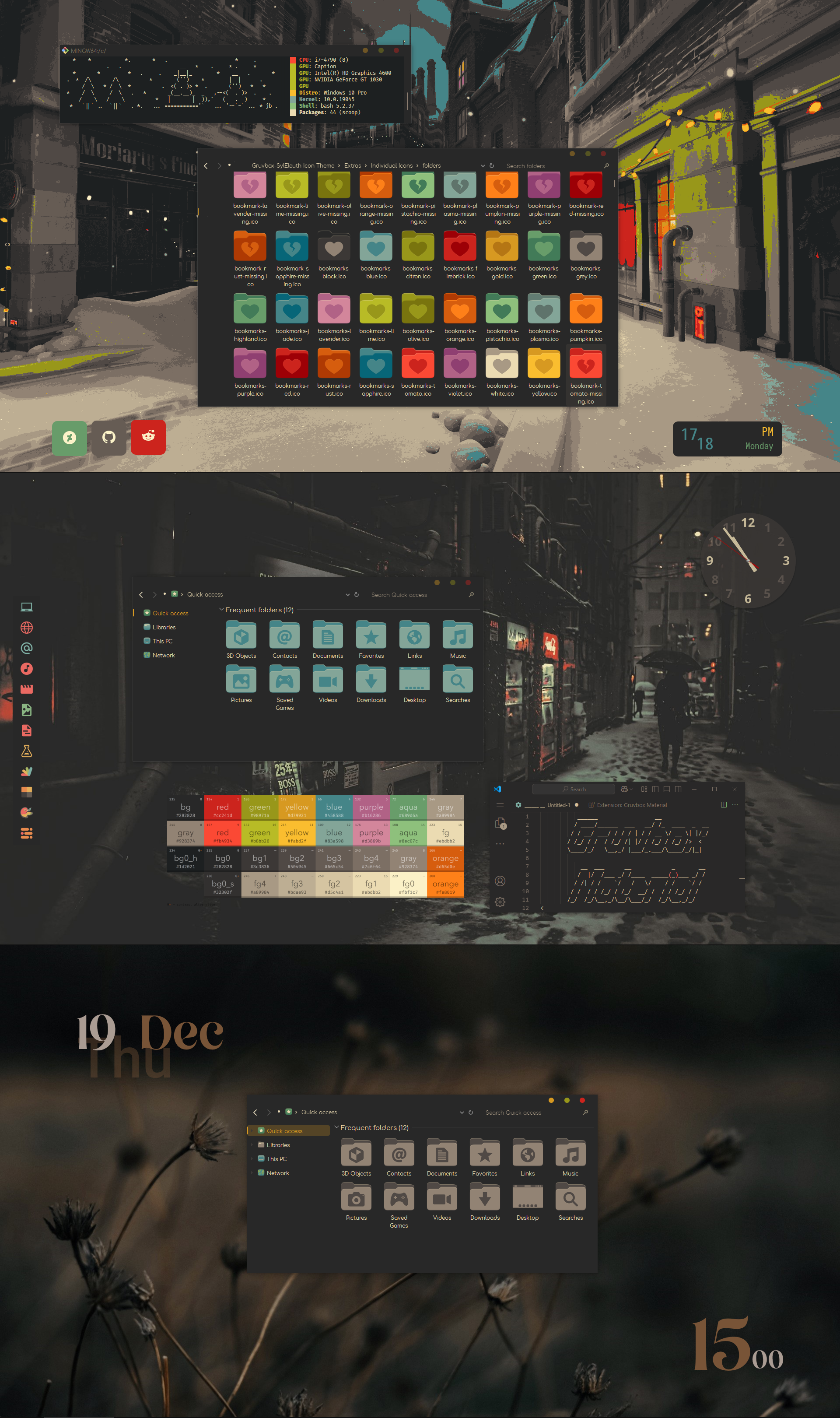 Gruvbox-SylEleuth Icon Theme 7tsp v.Final by Digifeye on DeviantArt