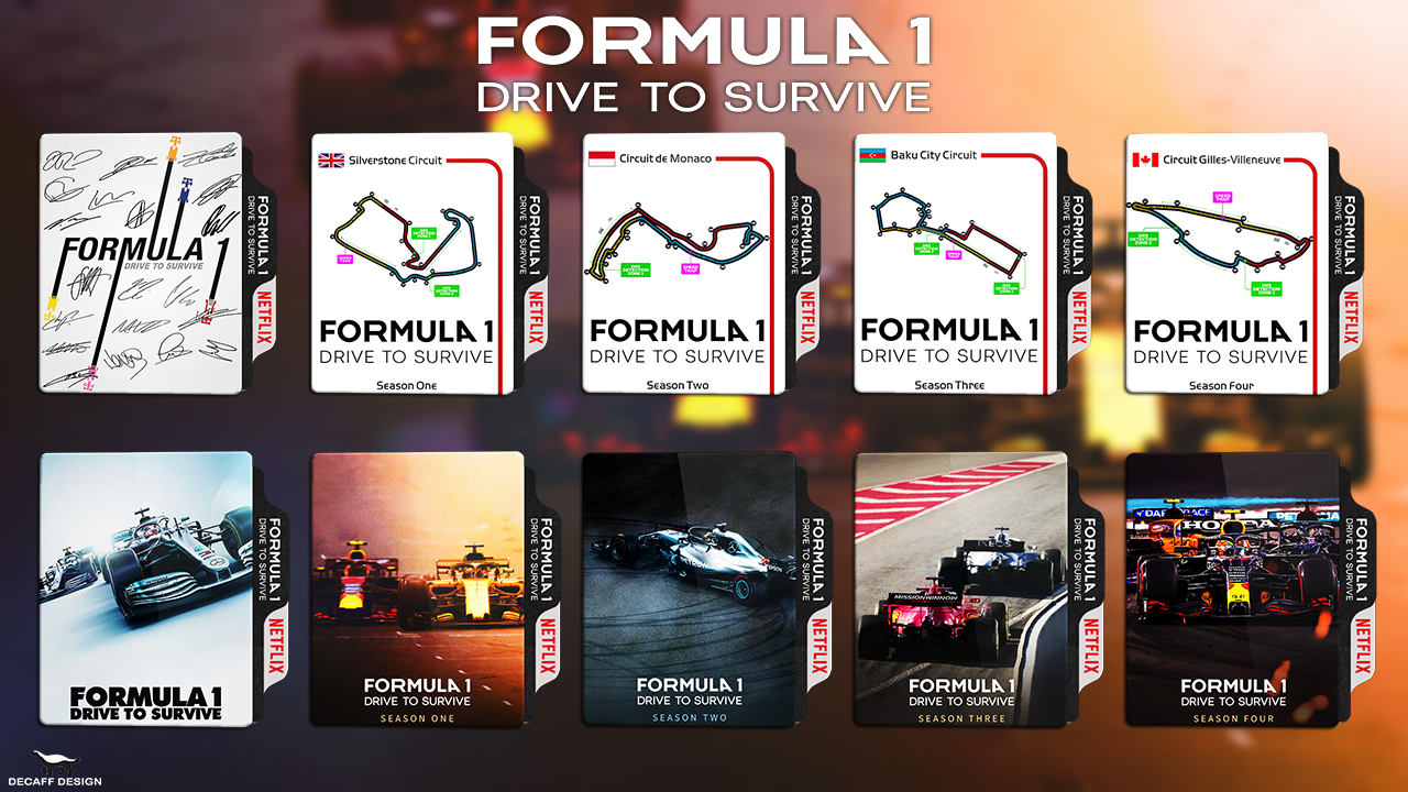 Formula 1 Drive To Survive Folder Icon by canibazemore on DeviantArt