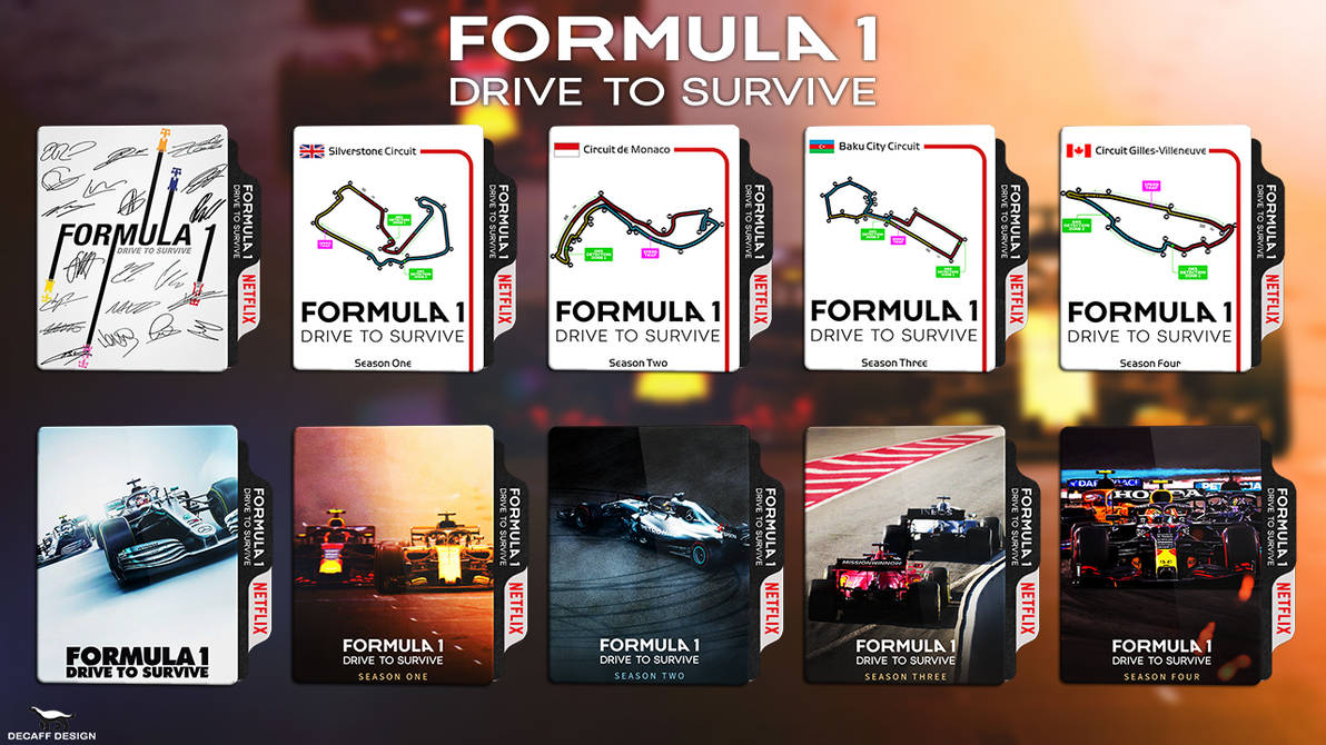 Formula 1 Drive To Survive Folder Icon By Canibazemore On Deviantart ...