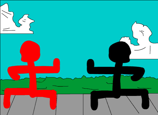 stickman red vs stickman black by adrianhell on DeviantArt
