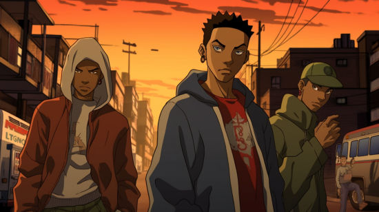 Boondocks-Inspired Urban Street Scene by blacknificentaf on DeviantArt