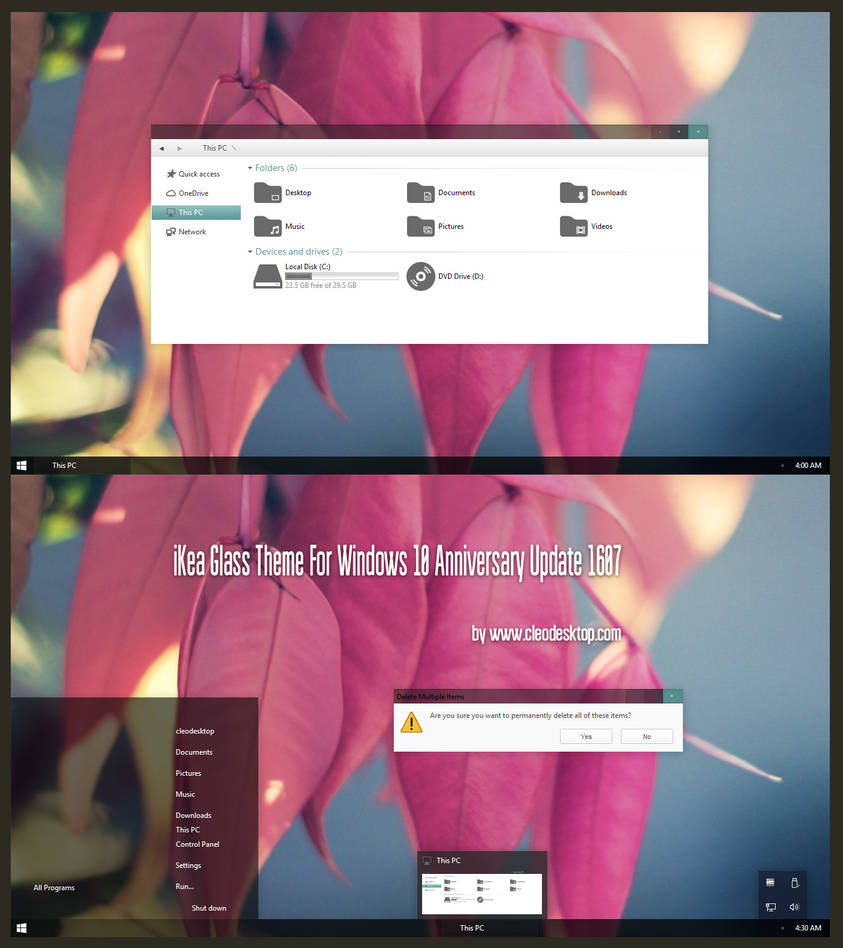 Ikea Glass Theme Windows10 Anniversary Update by Cleodesktop on DeviantArt Ikea Glass Theme Windows10 Anniversary Update by Cleodesktop on DeviantArt
