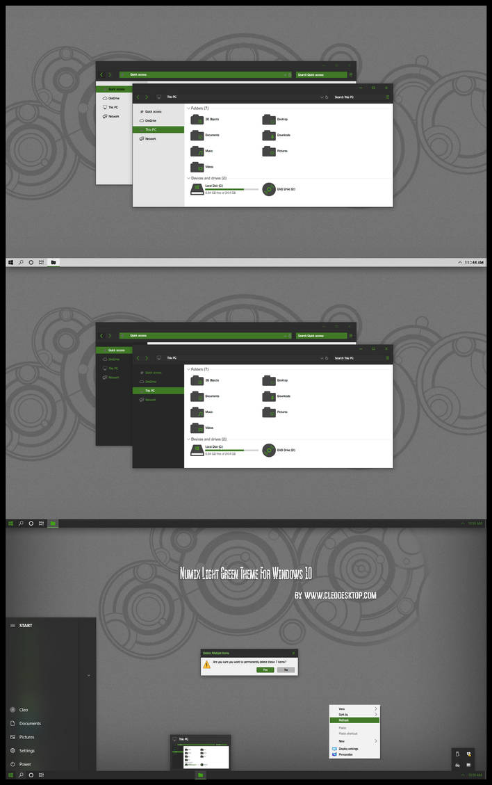 Numix Light Green Theme For Windows 10 by Cleodesktop on DeviantArt Numix Light Green Theme For Windows 10 by Cleodesktop on DeviantArt