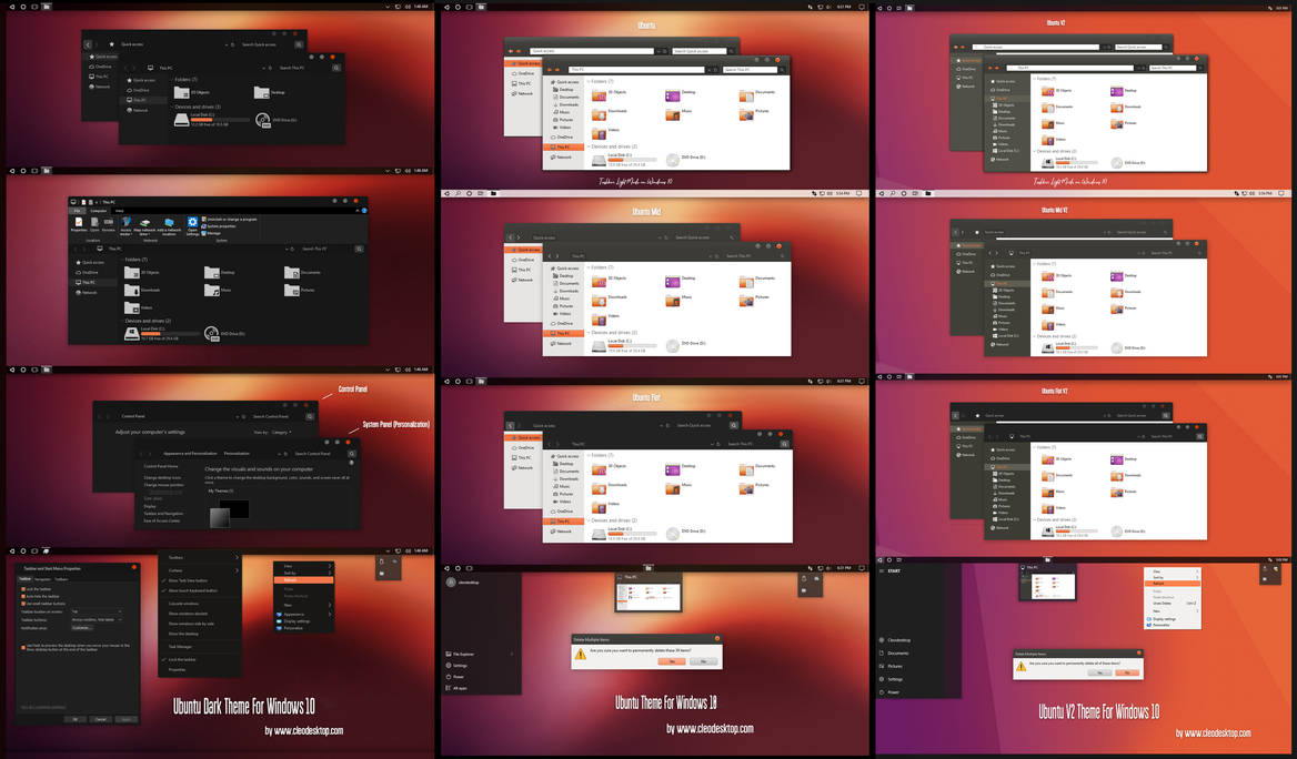 Ubuntu Dark And Light Theme Win10 2004 by Cleodesktop on DeviantArt Ubuntu Dark And Light Theme Win10 2004 by Cleodesktop on DeviantArt
