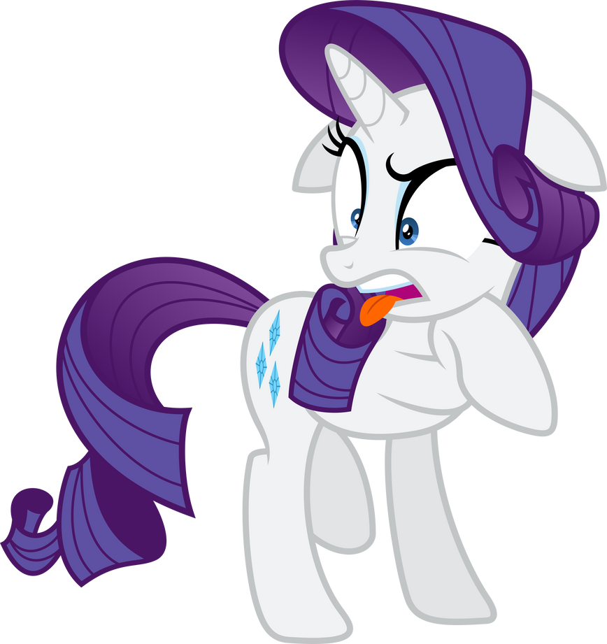 Rarity Admires an Exquisite Cloak by VladimirMacHolzraum on DeviantArt