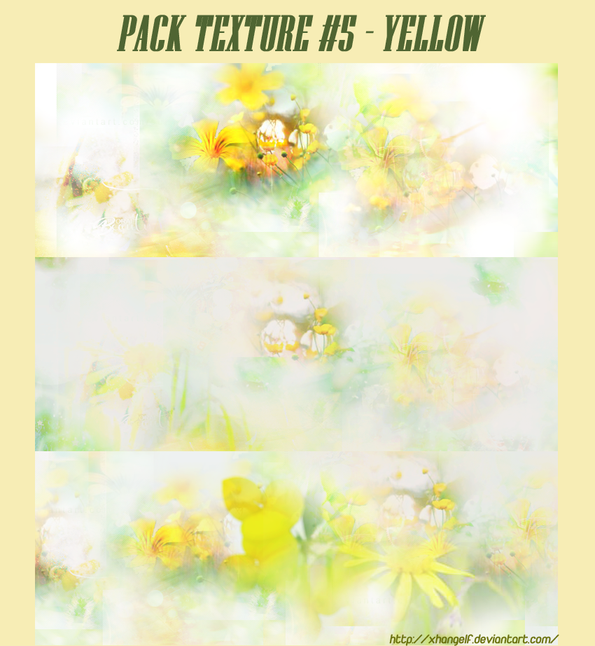 [SHARE] TEXTURES - PACK #5 - YELLOW by xhangelf on DeviantArt