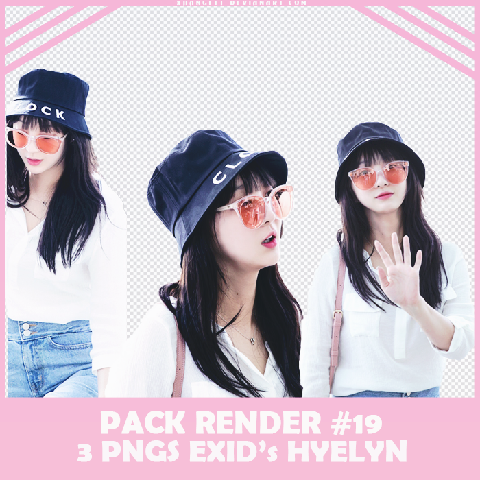 PACK RENDER #19 - 3 PNGs EXID's HYELYN by xhangelf on DeviantArt