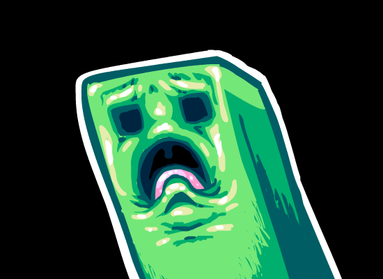 crying creeper by minisimon on DeviantArt