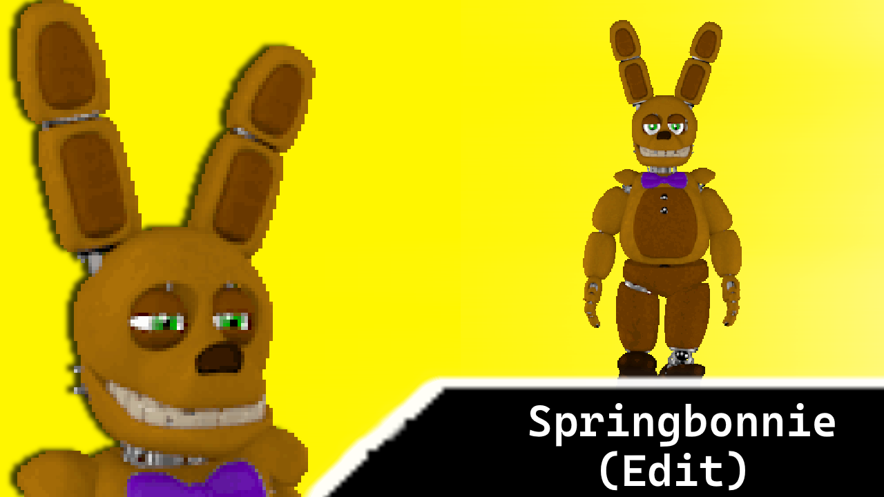 Springbonnie Edited by AlterilyMobius64 on DeviantArt