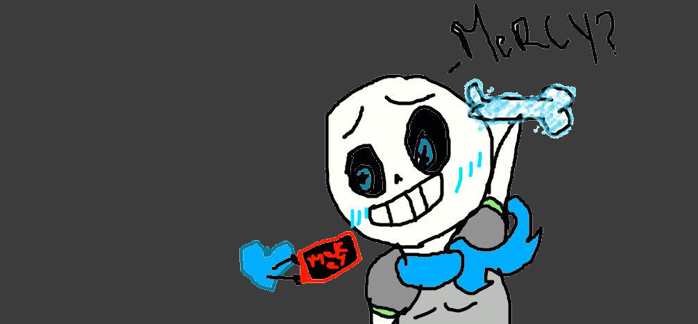 Mercy?(Sans UnderSwap) by GoldLiza21 on DeviantArt