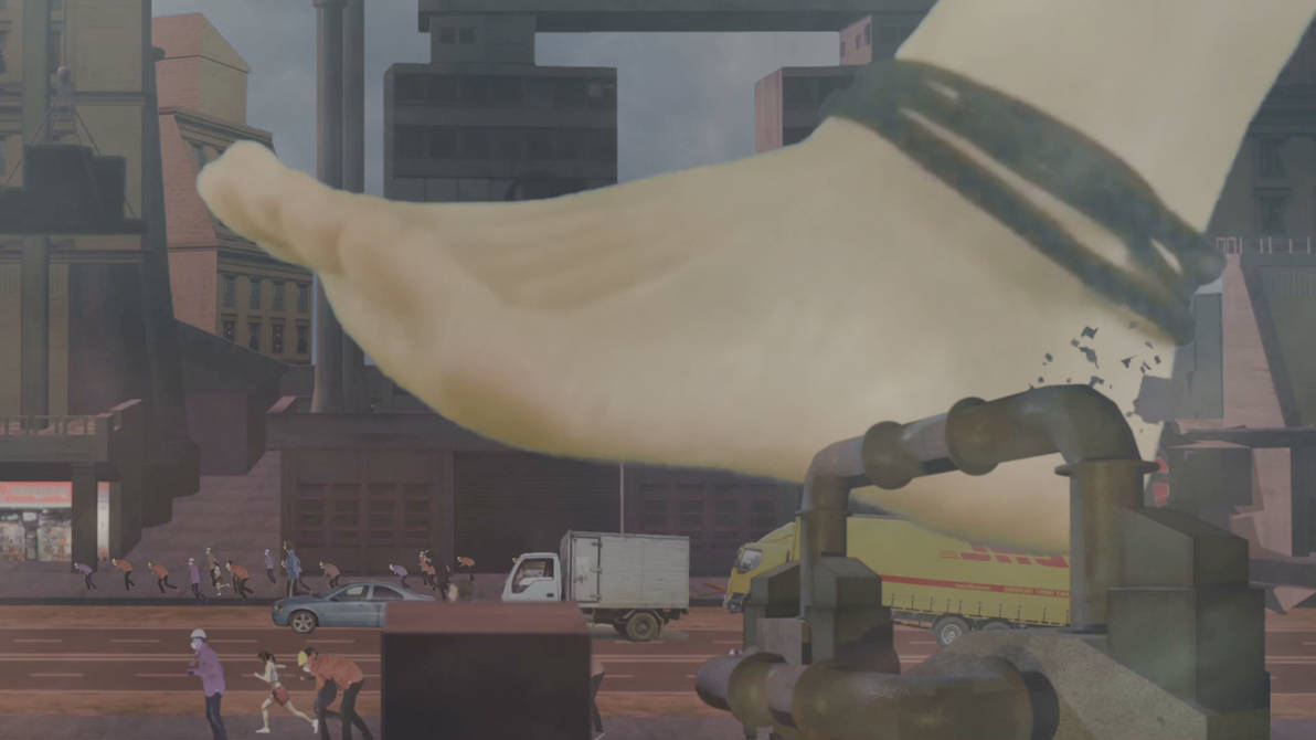Mega-Ryung crushing cars animation by megakorean on DeviantArt