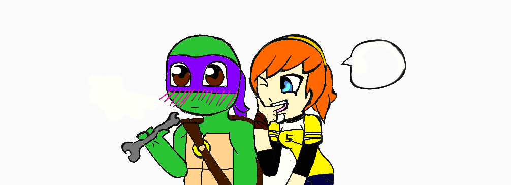 TMNT 2012: April x Donnie by awesometmnt on DeviantArt
