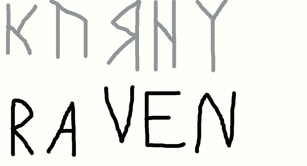 lord of the rings runes raven by ruuzalover on DeviantArt