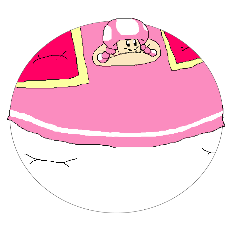 Toadette Inflated by TheInflatedGuyFan on DeviantArt