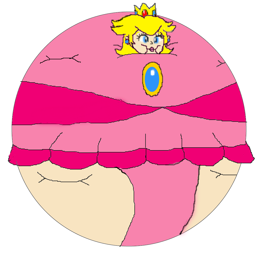 Princess Peach Inflated by TheInflatedGuyFan on DeviantArt