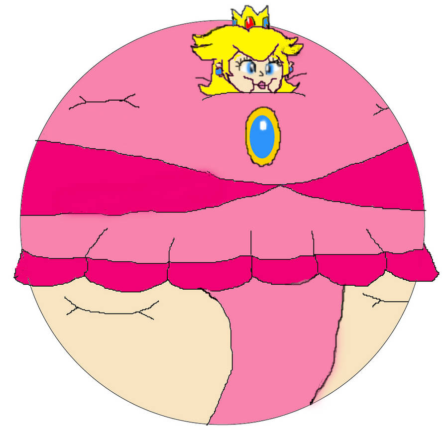 Princess Peach Inflated By Theinflatedguyfan On Deviantart