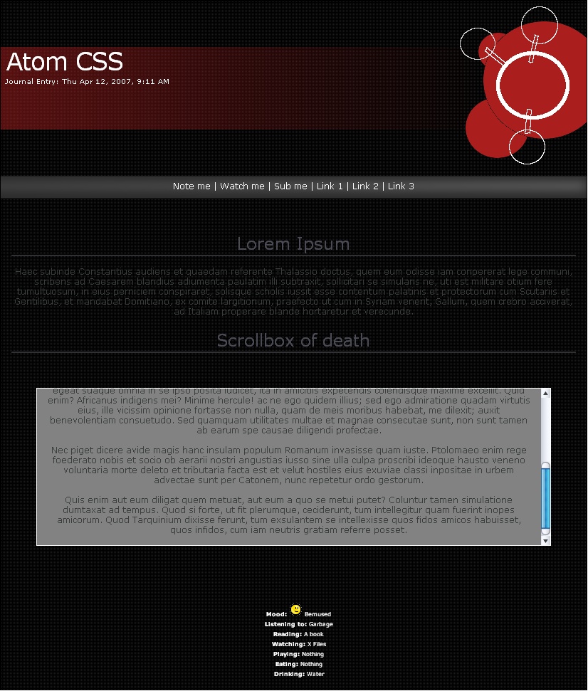 Atom CSS by Cat-in-the-Stock on DeviantArt