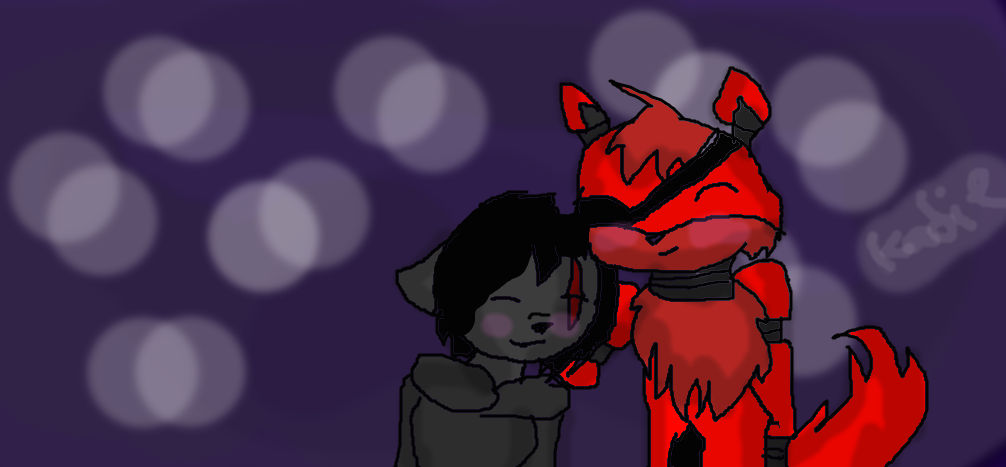 Zanj x Foxy for Zoetheatisticfox21 by Catkeeperanimations on DeviantArt