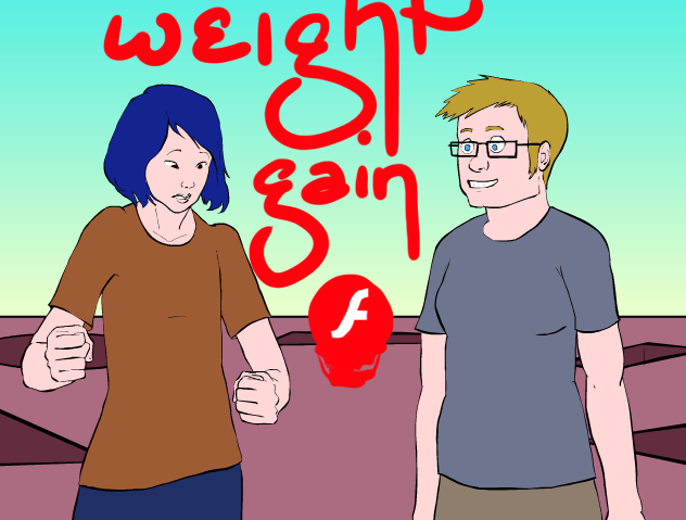 Another weight gain animation by DEIDATVM on DeviantArt