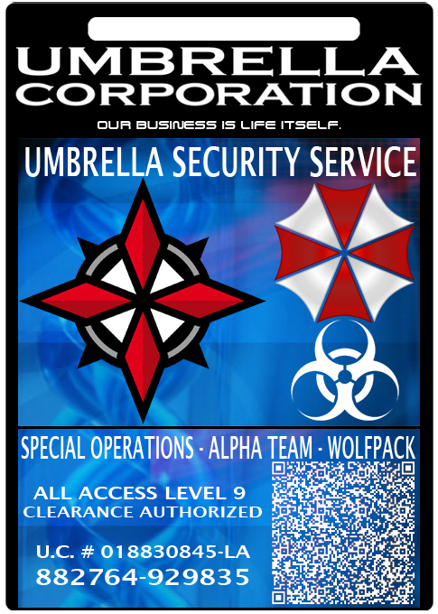 Badge acces USS Umbrella fichier PSD by Darth-M0rtuus on DeviantArt