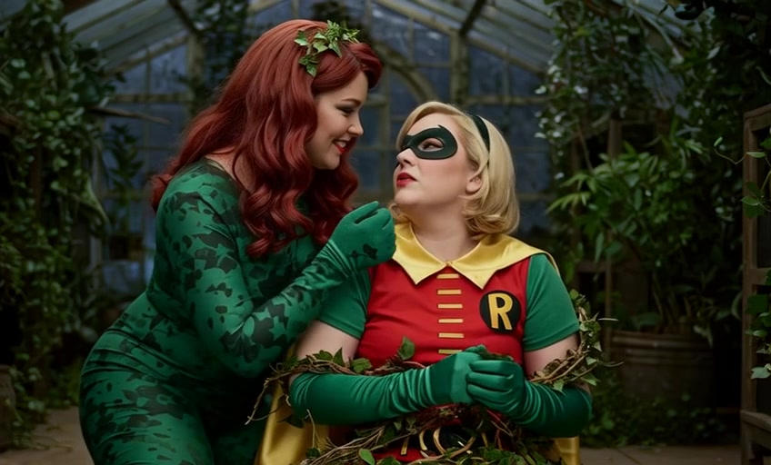 Ivy kisses me! by Molly-is-Robin on DeviantArt