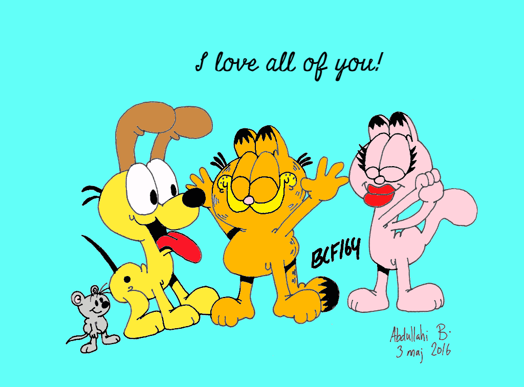 Garfield and his best friends by BobClampettFan164 on DeviantArt