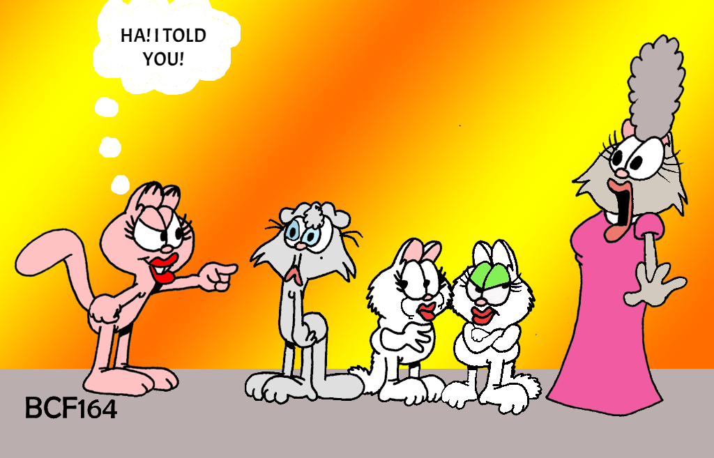 Arlene confronts her enemies by BobClampettFan164 on DeviantArt