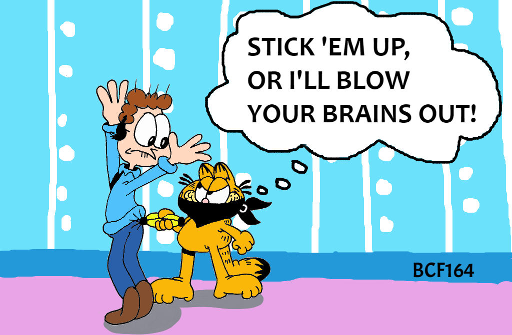 Garfield as The Masked Marauder by BobClampettFan164 on DeviantArt