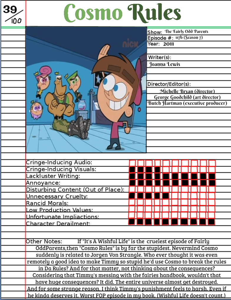 The Fairly Oddparents Cosmo Rules