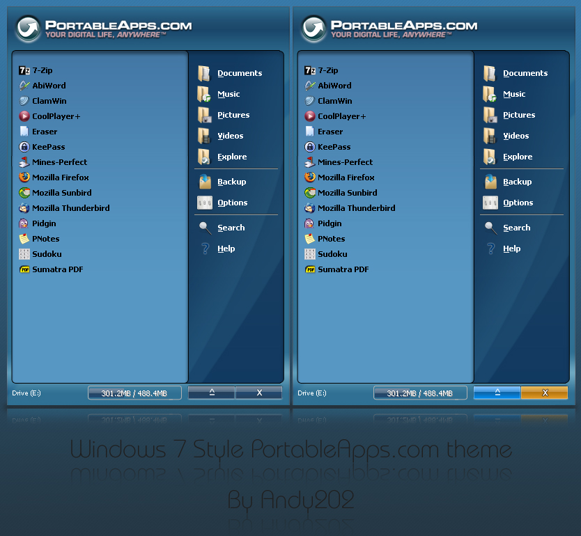 Windows 7 PortableApps Theme by Andy202 on DeviantArt