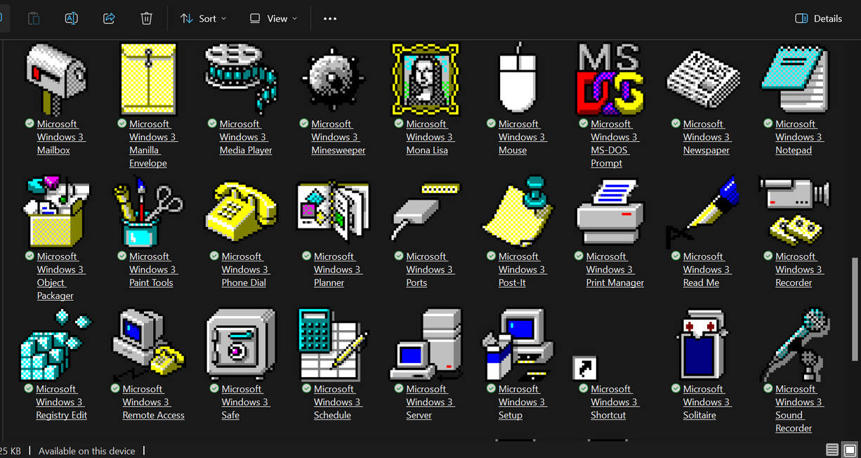 Windows 3.1 Icon Pack by SatelliteDish555 on DeviantArt